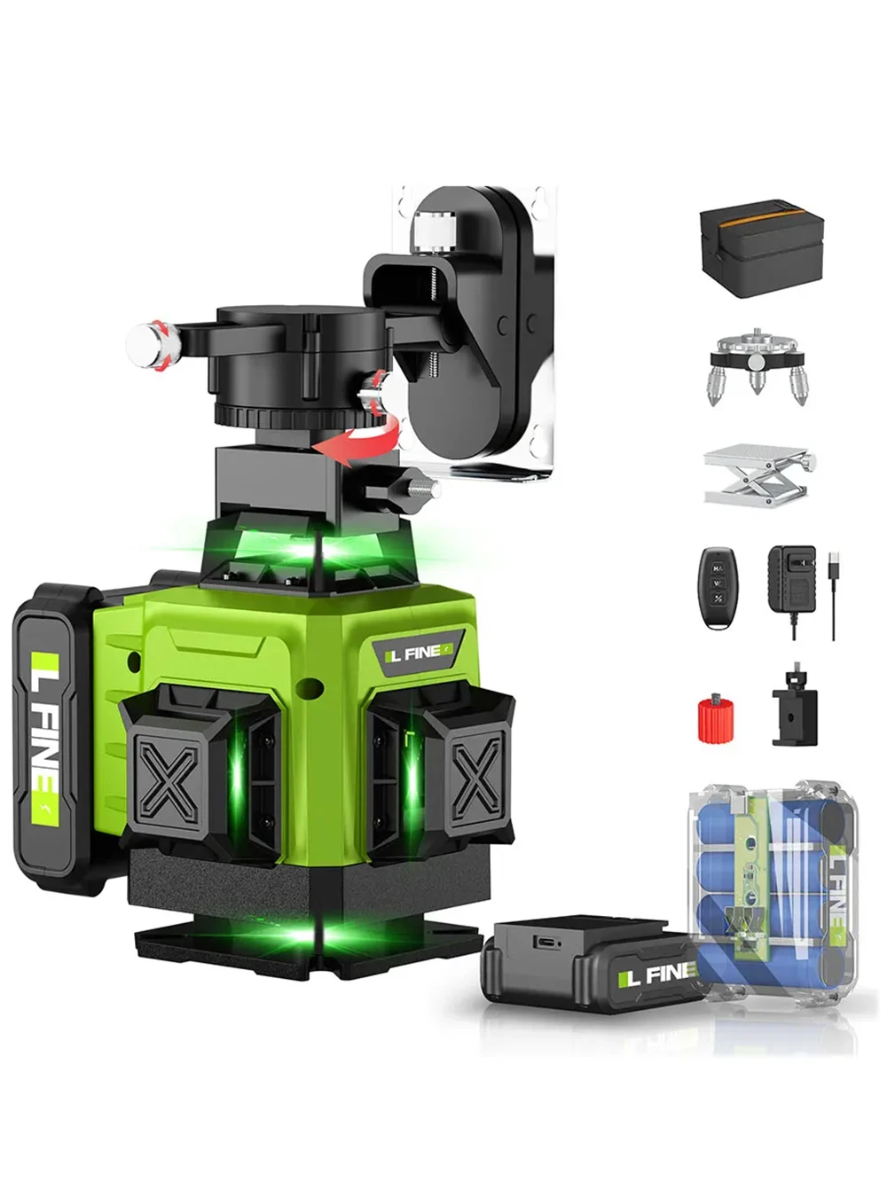 LFINE-Nivel-Laser-Professional-Laser-Level-12-16-Lines-Automatic-360 ...