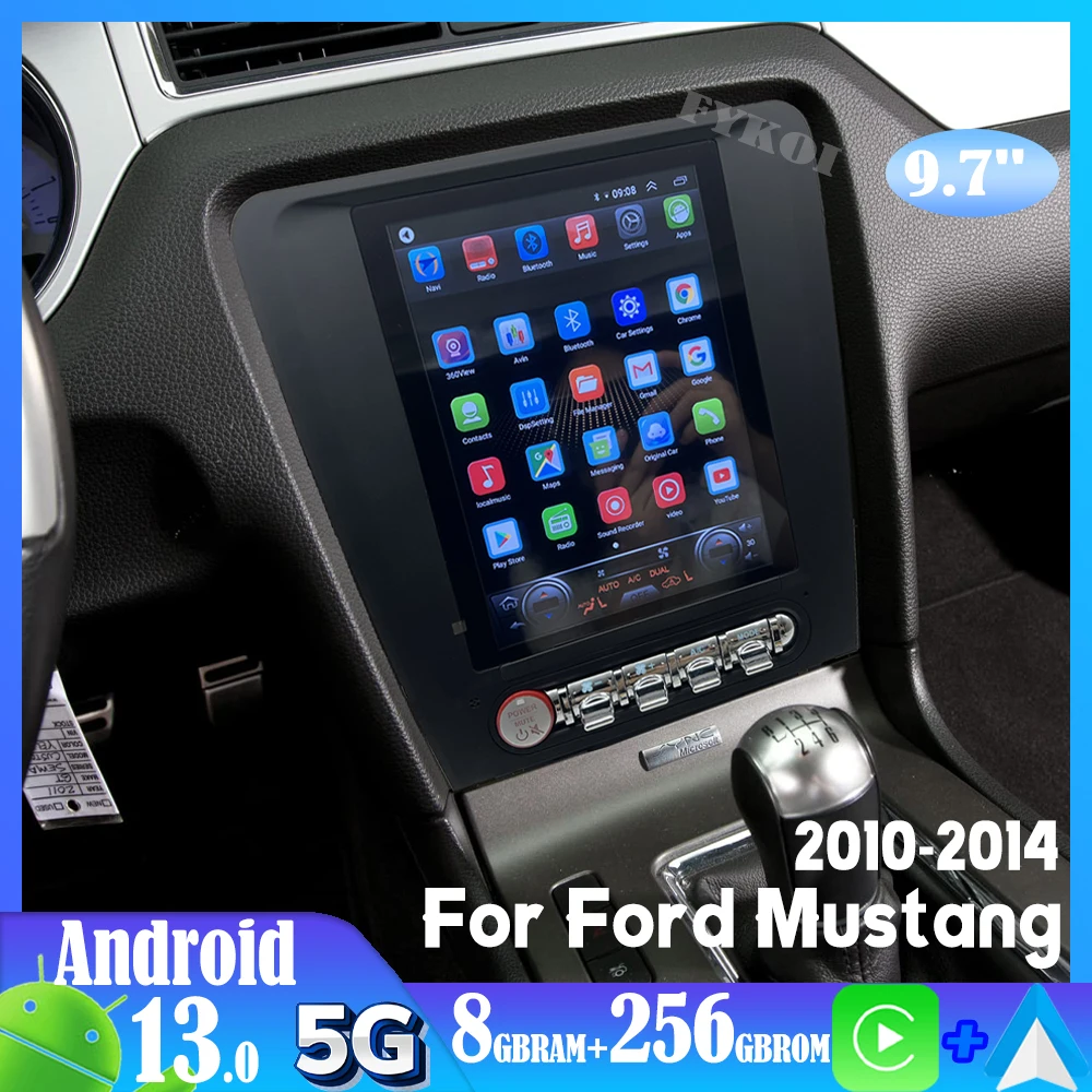 Android13-para-Ford-Mustang-2010-2014-Radio-de-coche-Multimedia ...