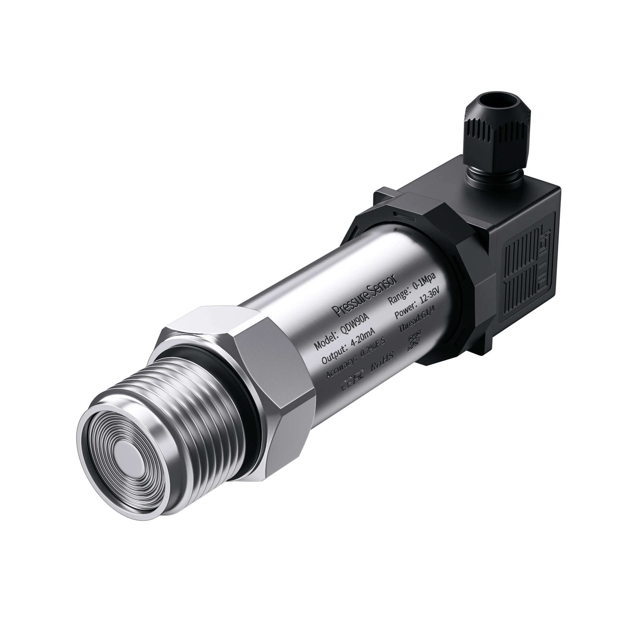 Flush Diaphragm Pressure Transmitter Sanitary Pressure Transducer 4 ...