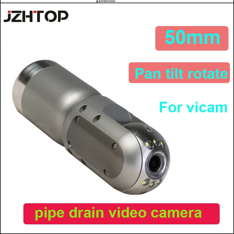 50mm-Pan-Tilt-Rotate-Pipe-Drain-Sewer-Camera-Head-For-Vicam-Brand-360 ...