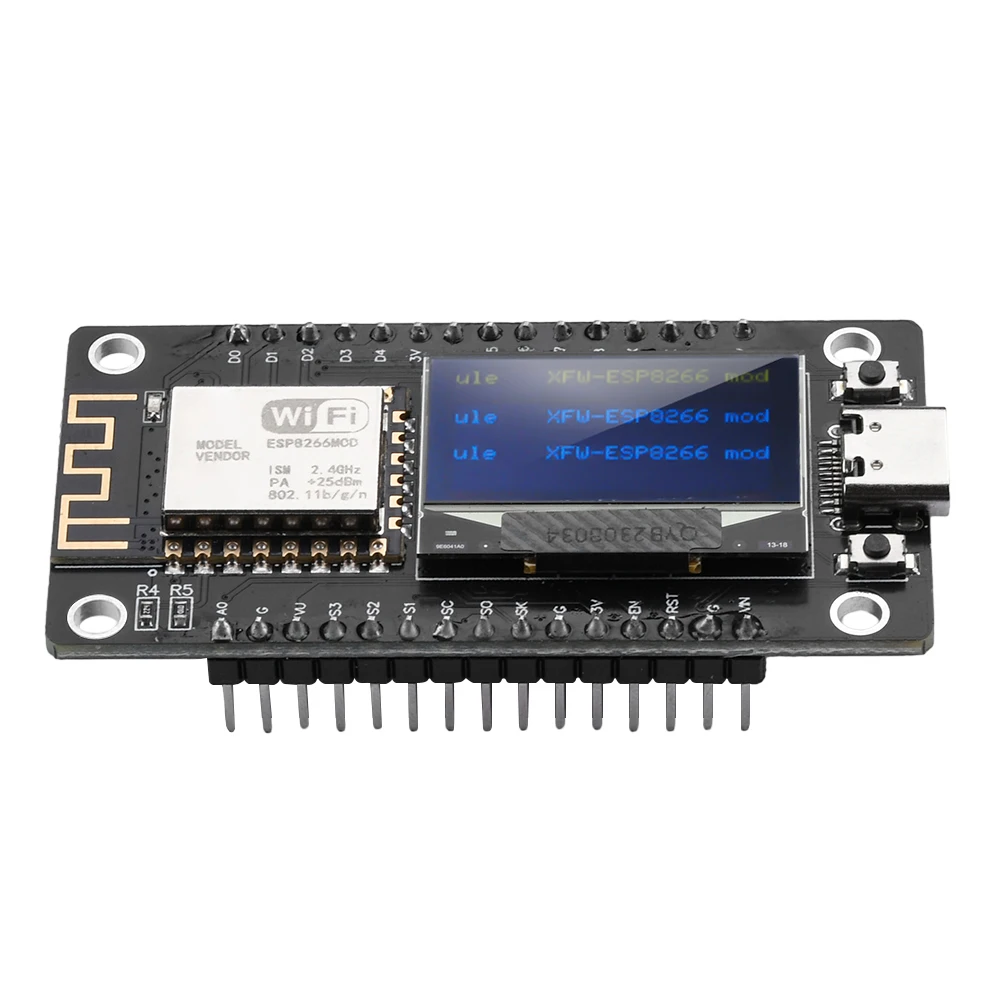 ESP8266-Development-Board-NodeMCU-with-0-96-OLED-Display-CH-340C-ESP ...