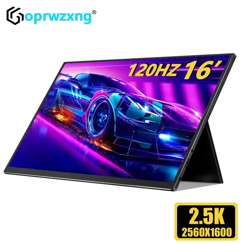 Monitor portátil de 16 pulgadas, 2K, 120Hz, USB C, HDMI, Compatible con ...