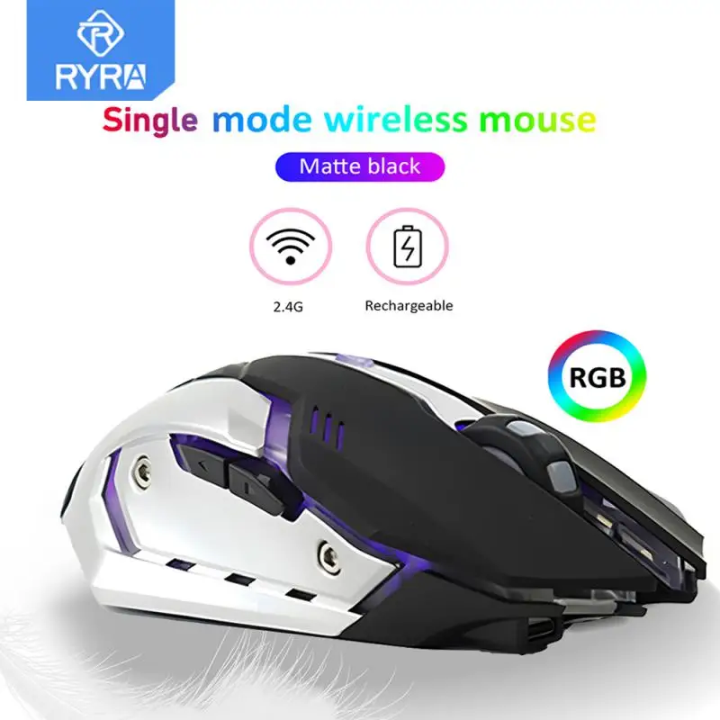 RYRA-rat-n-inal-mbrico-recargable-para-Gaming-Mouse-silencioso-de-2-4G ...