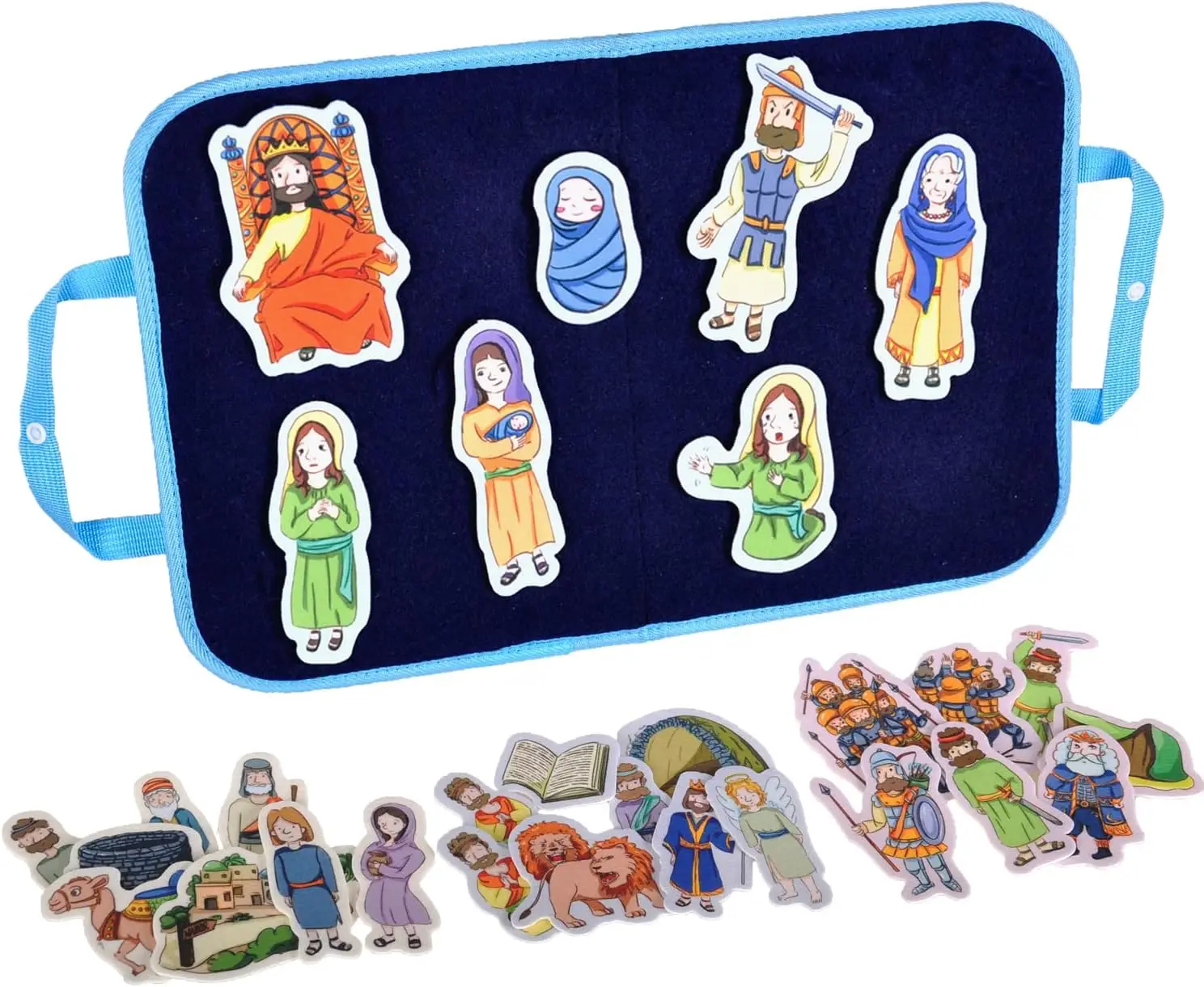 CHEFAN-4-Pack-Felt-Board-Bible-Stories-Set-Flannel-Board-Stories-Toys ...