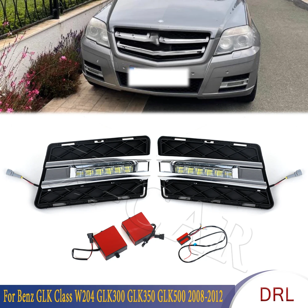 LED White DRL Front Bumper Daytime Running Light Fog Lamp For Car For ...