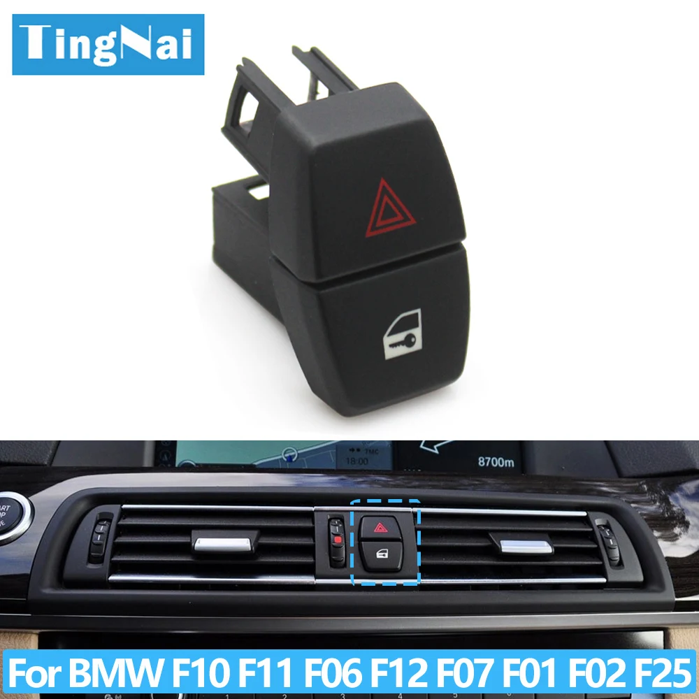 Car Danger Flash Signal Hazard Light Warning Switch Button Cover For ...