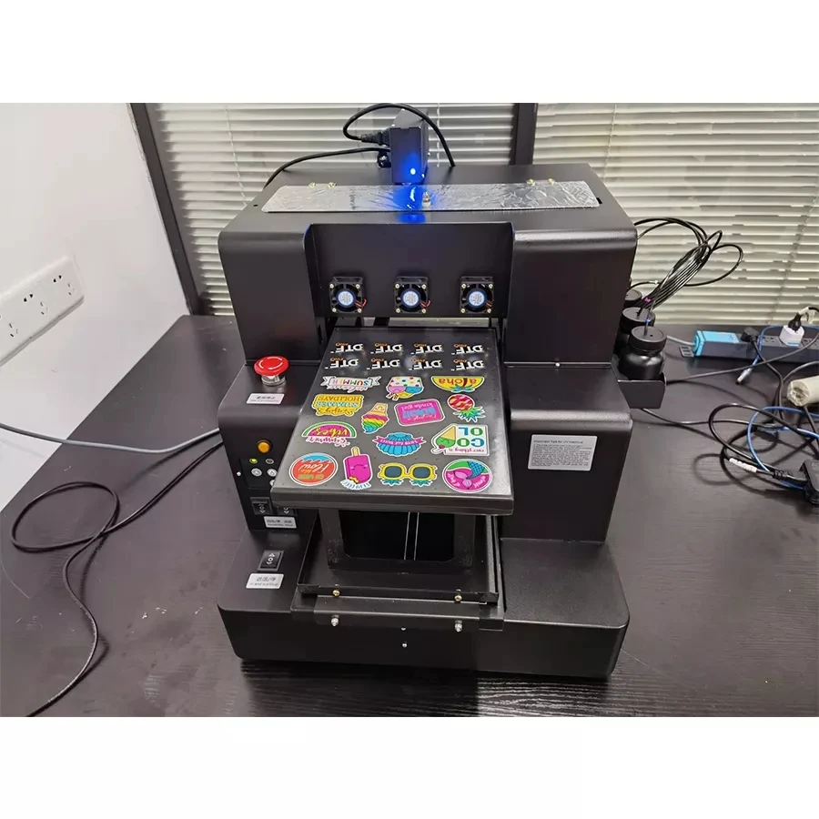 UV DTF Printer Full set AB film Automatic A4 UV flatbed Varnish ...