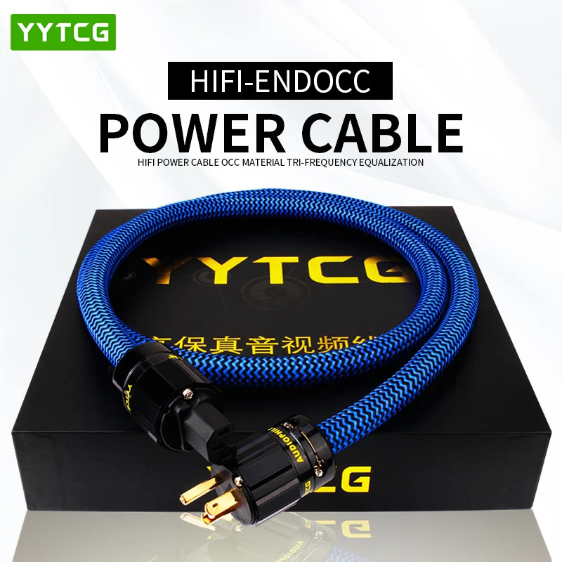YYTCG Hifi Pure Copper Power Cable High Quality US Standard Power Cord ...