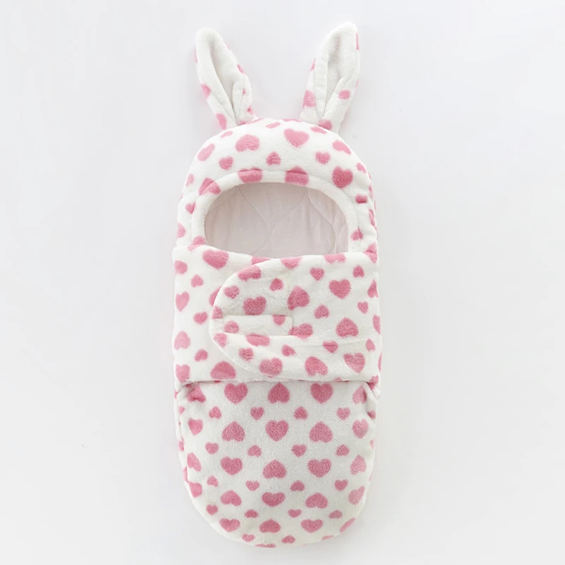 Saco de dormir de bebé de vellón ultra suave Manta de capullo para recién nacidos Niños Niñas ...