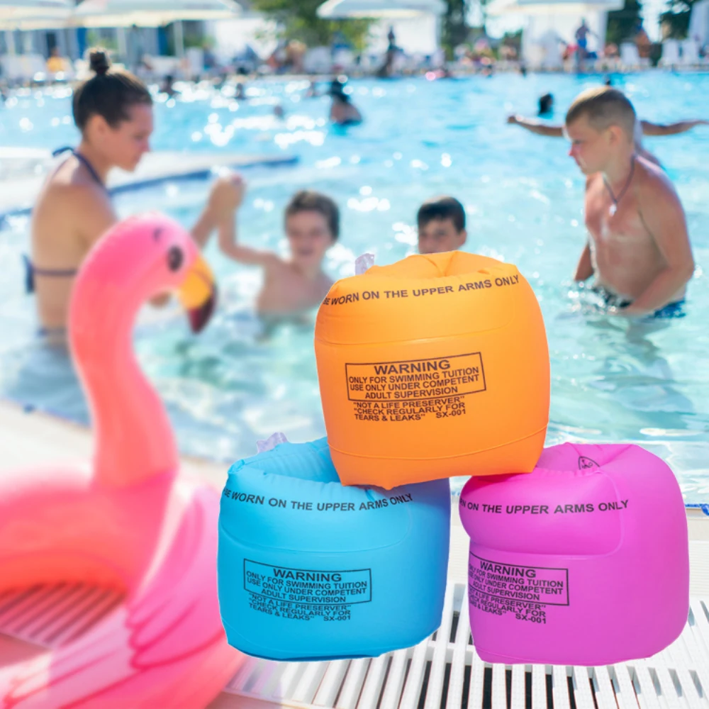 set-Swimming-Arm-Ring-PVC-Adult-Child-Safety-Training-Inflatable-Swim ...