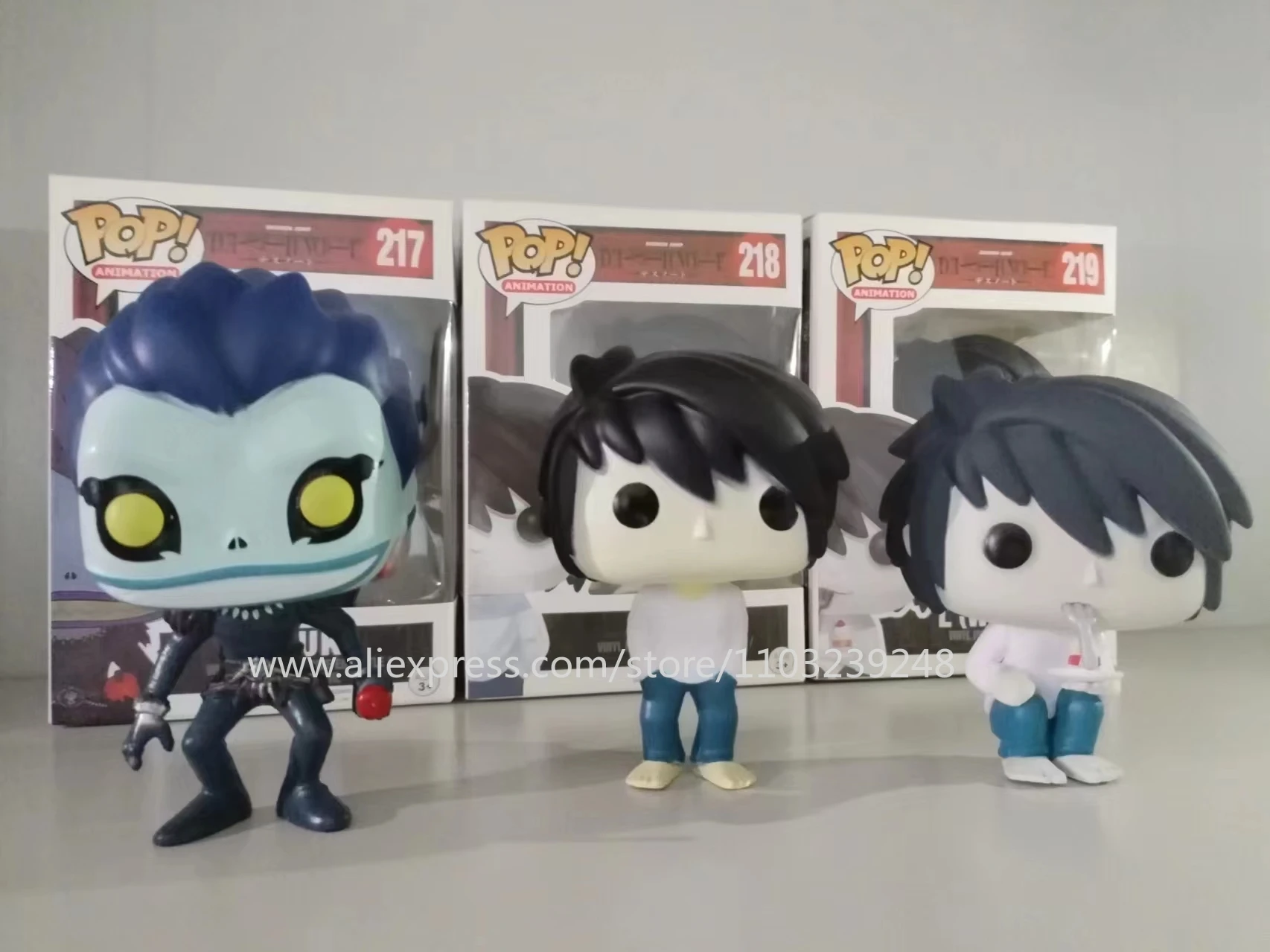 POP-Death-Note-L-with-Cake-219-218-RYUK-217-PVC-Action-Figure-Animation ...