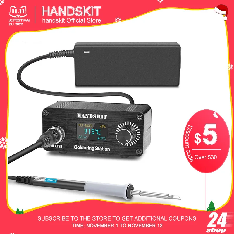 T12 Soldering Station Oled Digital Temp Adjust Repair Soldering Iron ...