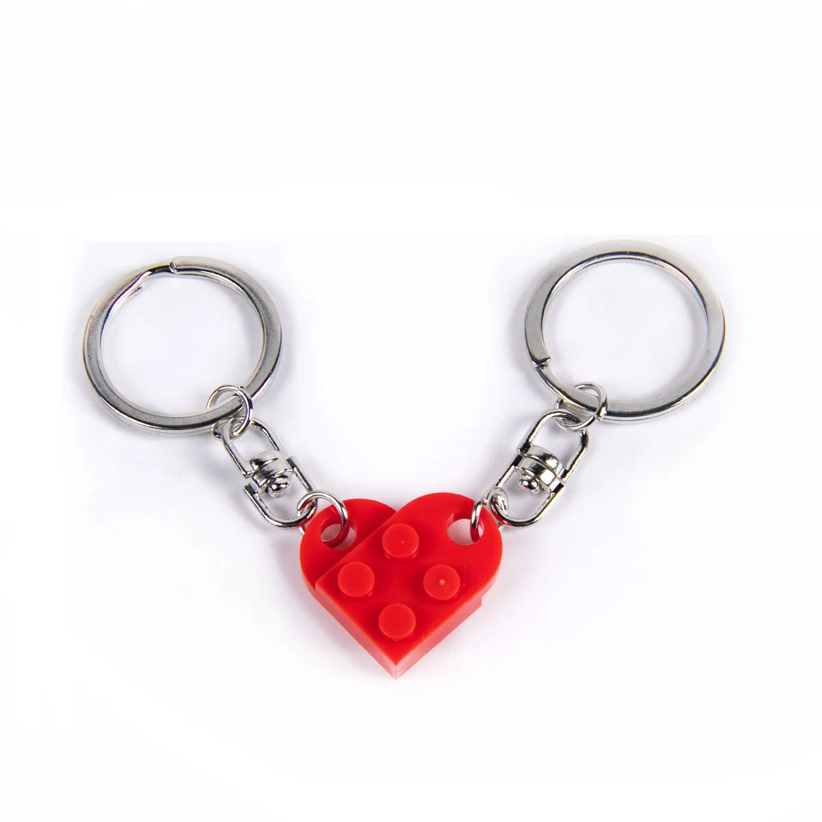 1Pair-Brick-Matching-Heart-Keychain-for-Couples-Love-Building-Block ...