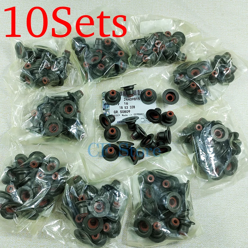 10Sets-Engine-Seal-Valve-Stem-For-Chevrolet-Aveo-Opel-Vauxhall-Astra ...