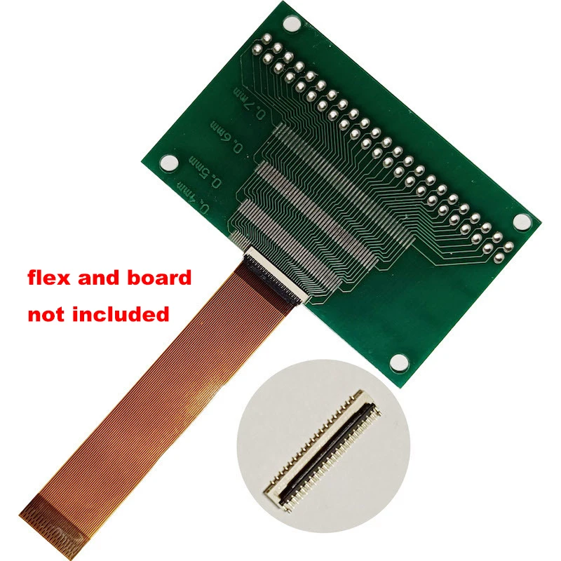 2PCS 0.3Pitch 11P -- 71P FPC FFC Flat Cable Connector Socket For Laptop ...