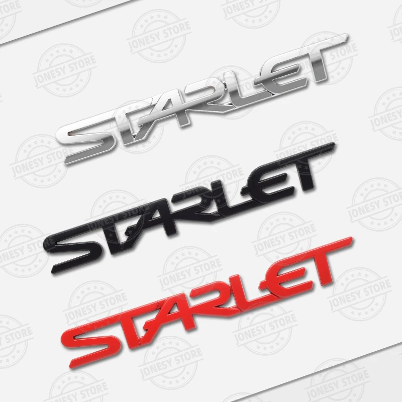 Auto-Metal-For-Starlet-Logo-EP82-EP91-P7-P8-P9-Glanza-Vitz-GT-Turbo-3D ...