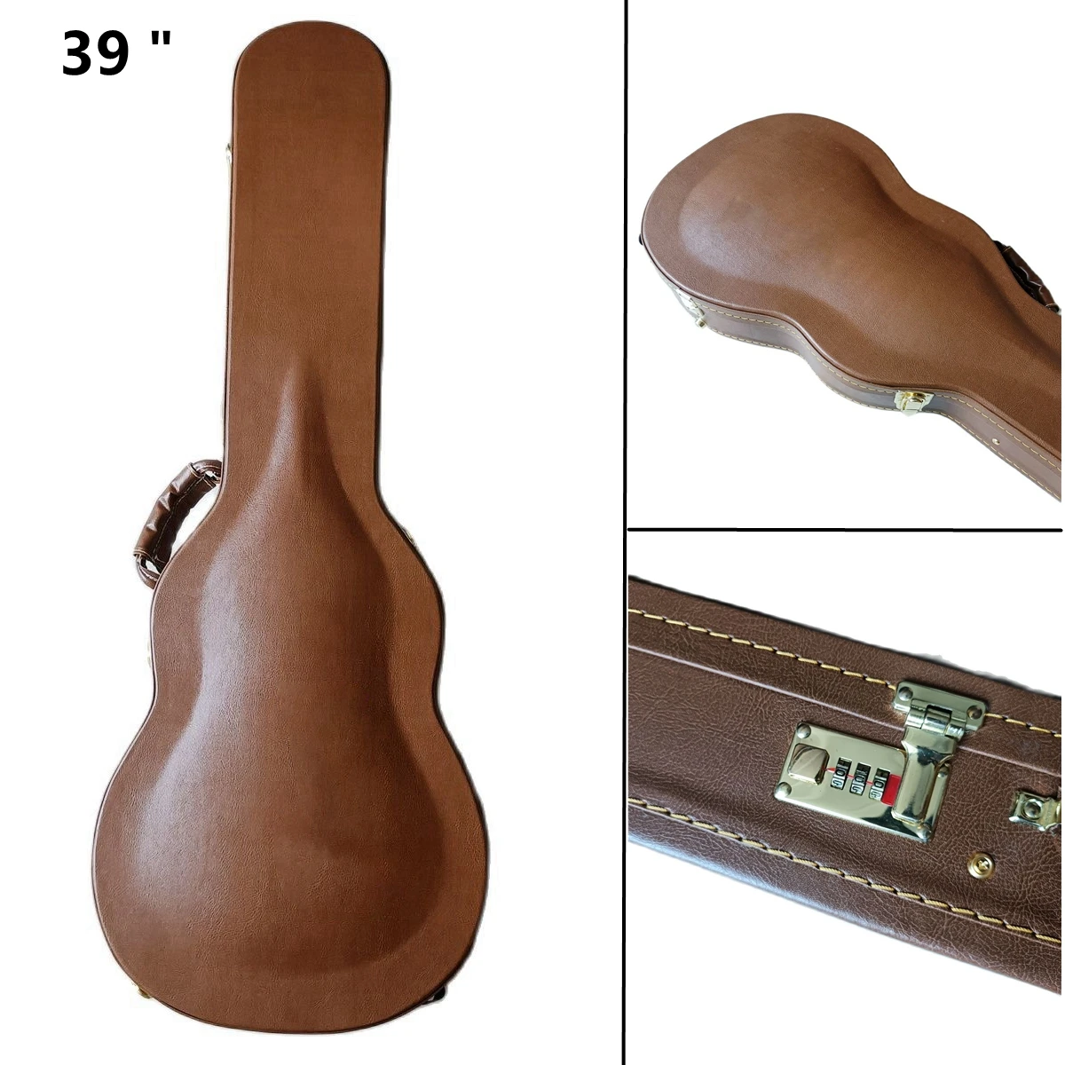 Carcasa Dura Marr N Para Guitarra El Ctrica Herrajes Dorados Para Guitarra Lp Novedad