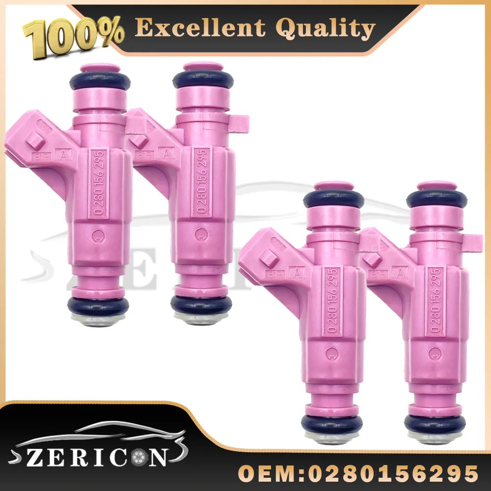 4PCS 0280156295 Brand New Fuel Injector Nozzle For Citroen C3 1.4 8v ...