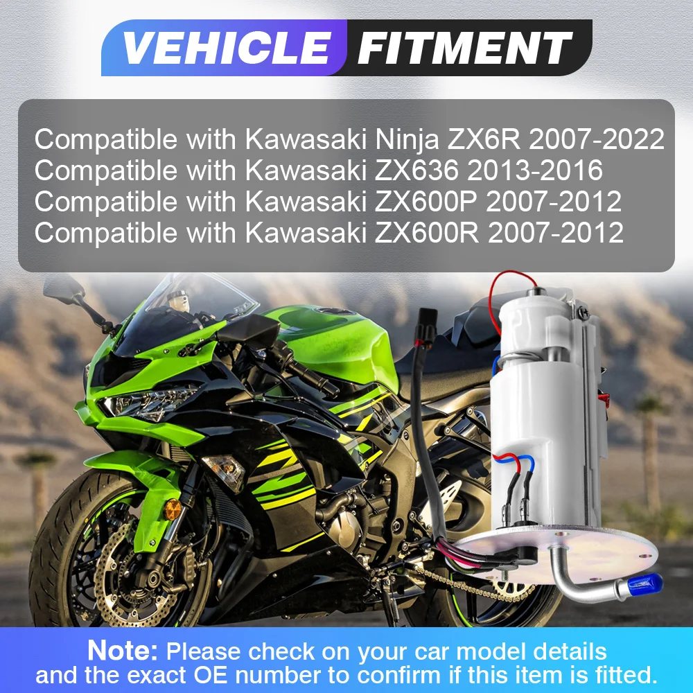 For Kawasaki ZX636 ZX600P ZX600R Ninja ZX6R 2007-2022 Motocycle Fuel ...