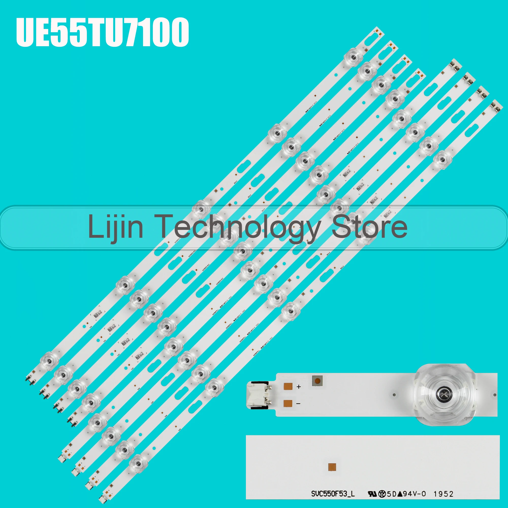 LED-strip-For-SVC550F53-UE55TU7100-UE55TU7000-GU55AU7199UXCG-UE55TU8000-55TU7000-55TU8000-CY ...