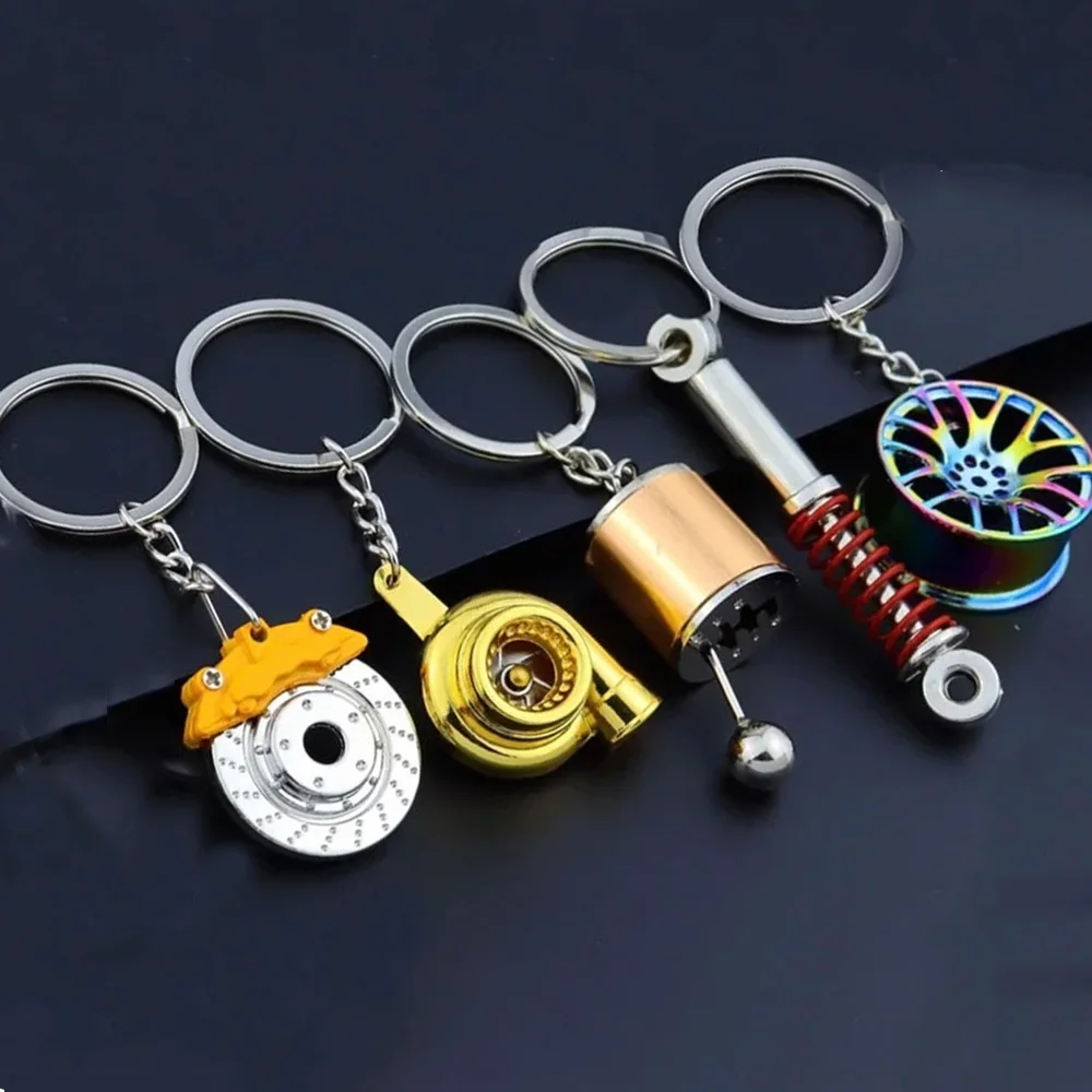 Fashion-Car-Metal-Keychain-Creative-Turbo-Gear-Hub-Pendant-Keyring ...