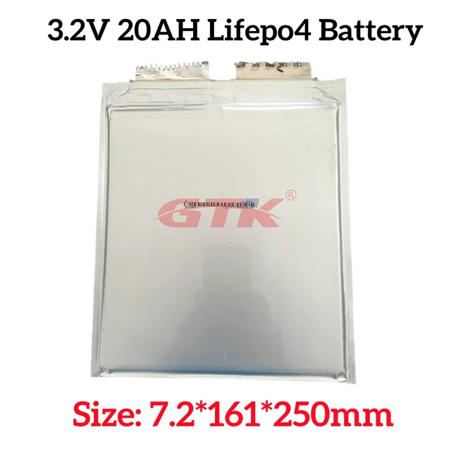 GTK New cells 3.2V 20Ah Lifepo4 Pouch Cell High Drain 2C Lipo Battery ...