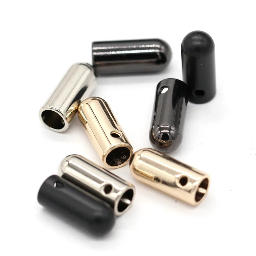 DOTOLLE-10Pcs-Cylinde-Alloy-Cord-Ends-with-Screw-Lanyard-Clips-Fastener ...