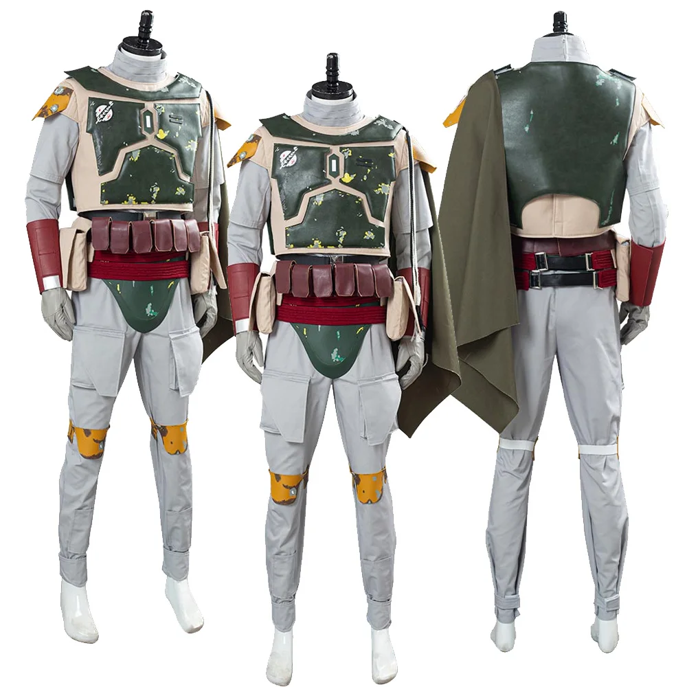 Boba Cosplay Fett Costume Men Uniform Space Battle Clothing Bounty ...