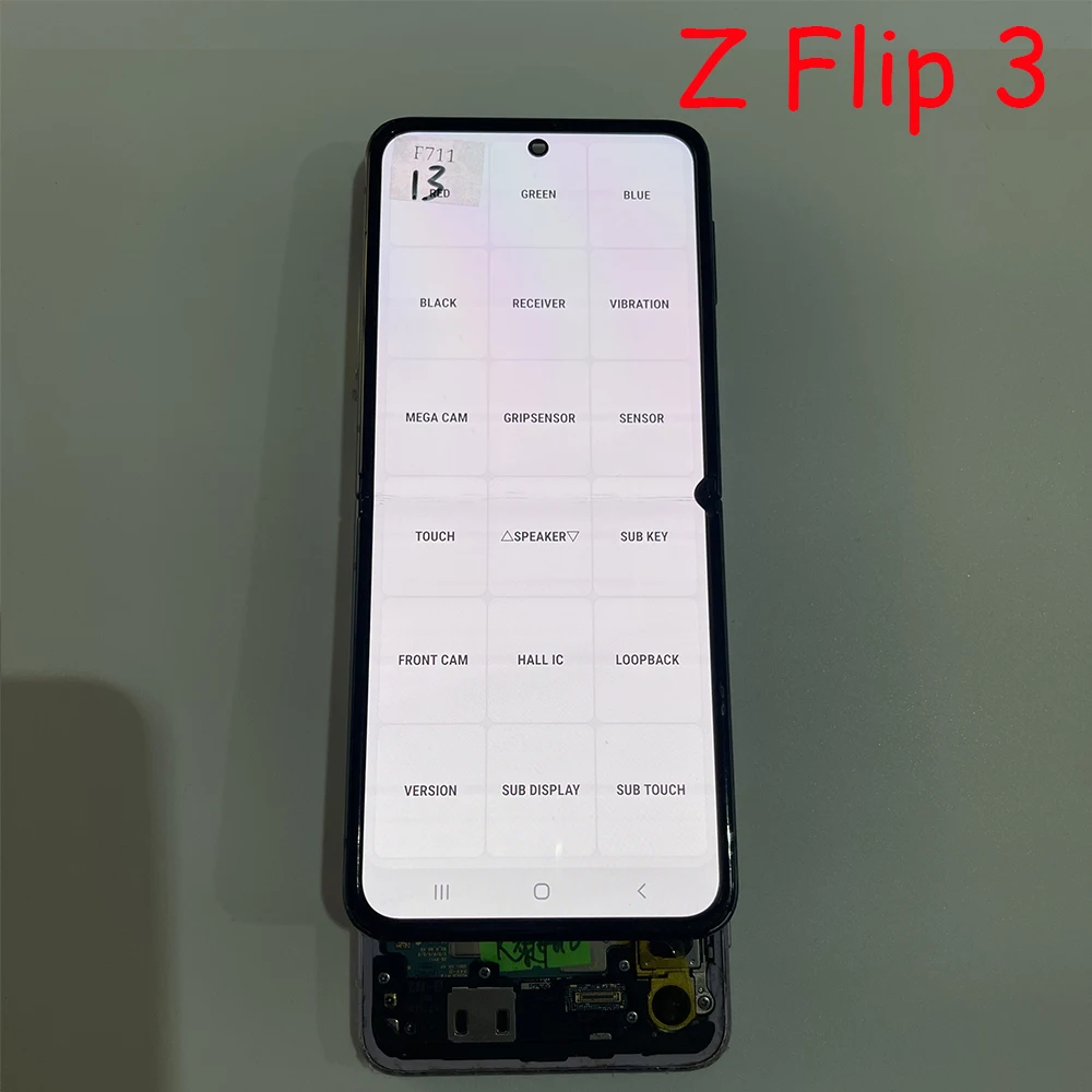 Defect-LCD-For-Samsung-Galaxy-Z-Flip-3-LCD-Display-Screen-With-Frame-Z ...