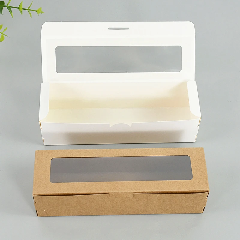 5pcs-Rectangle-Transparent-Window-Packaging-Boxes-Candy-Dessert-Baking ...