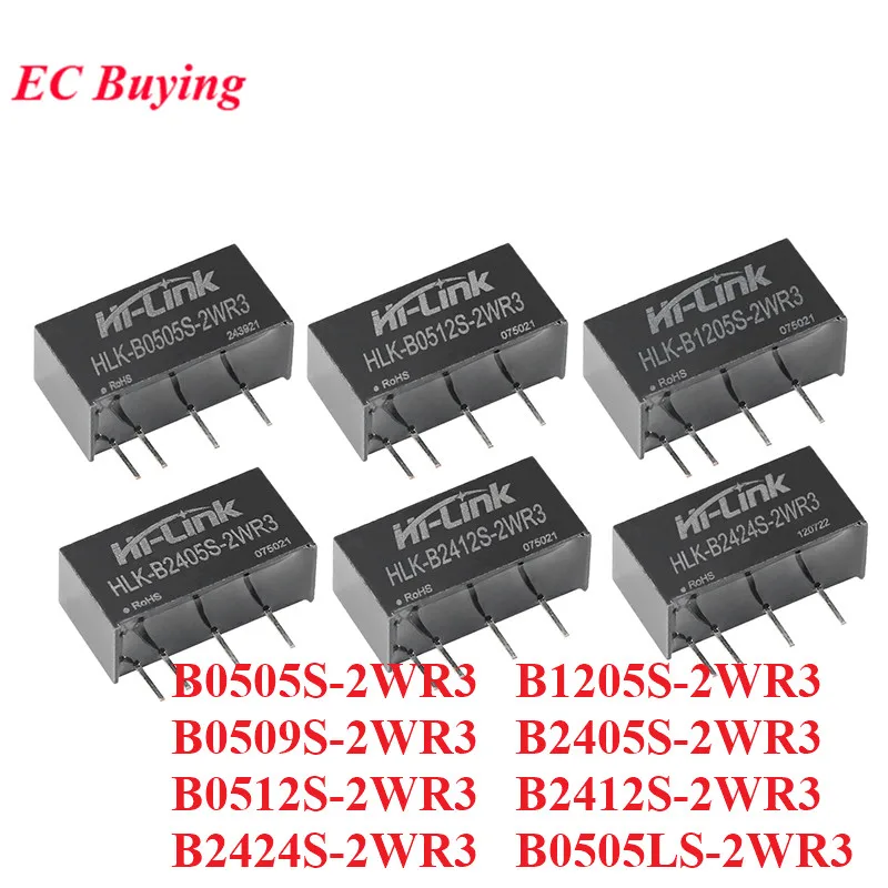 2pcs 2w Dc-dc Isolated Power Module 24v/12v/5v To 24v/12v/5v B2424s ...