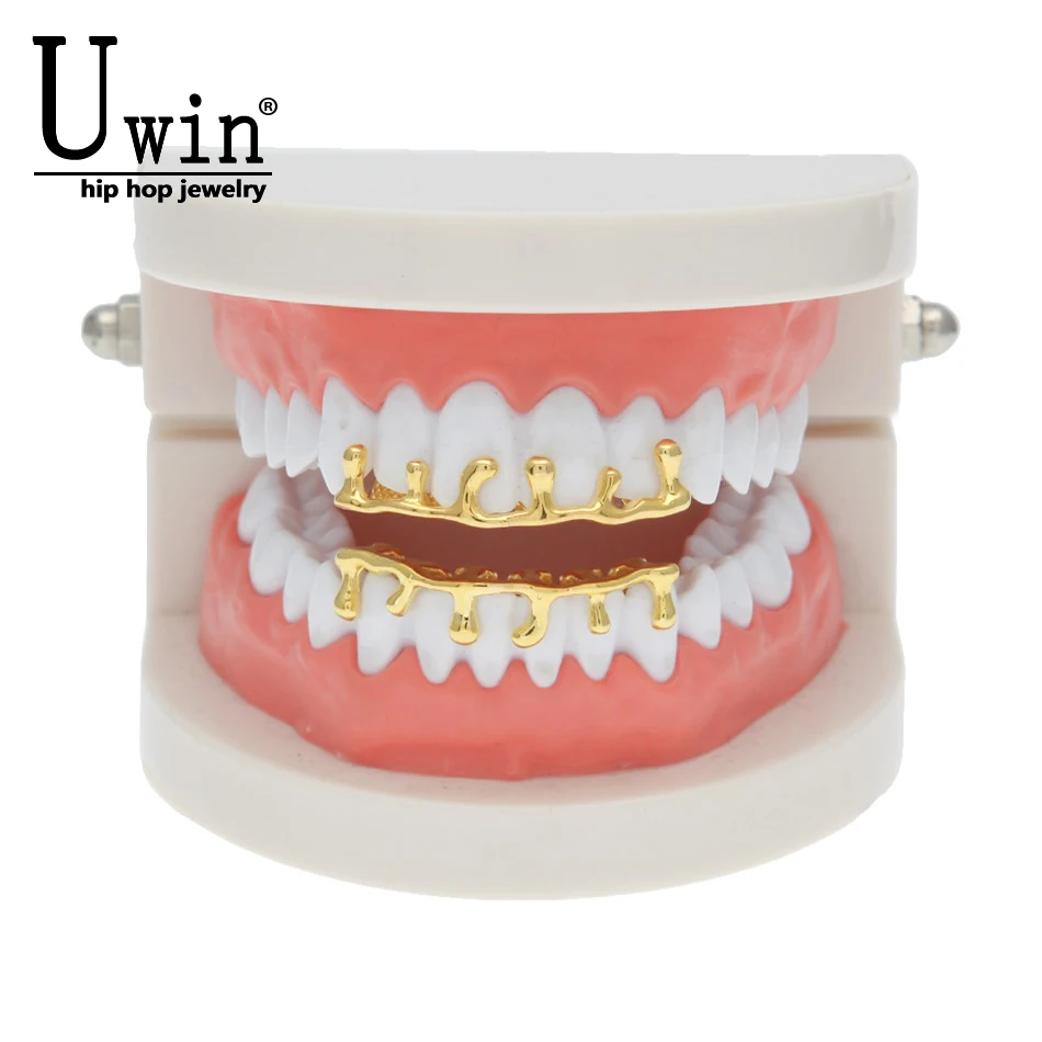 UWIN-New-Custom-Fashion-Jewelry-Fit-Gold-Color-Hip-Hop-Grills-Teeth ...