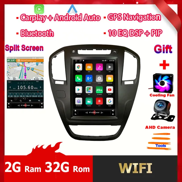 For Opel Insignia Android 12 Tesla Screen Car Radio Head-unit GPS ...