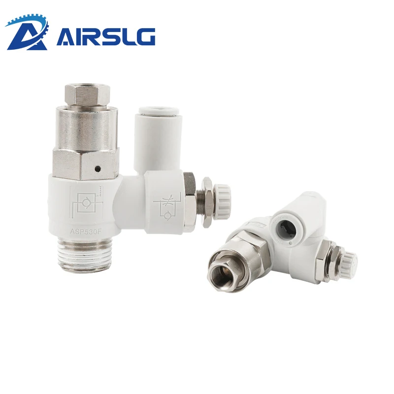 Pilot-check-valve-speed-control-valve-quick-connector-ASP330F-01-06S ...