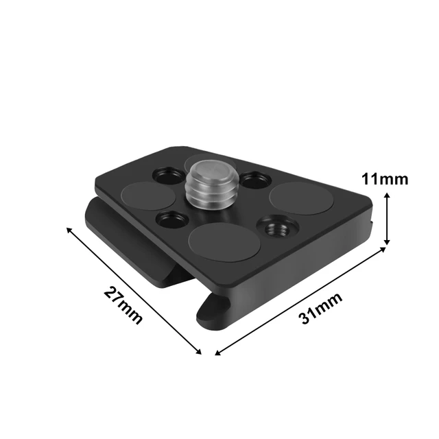 Monitor Quick Release Clamp Plate V Mount 1/4inch Screw Monitor Fixed ...
