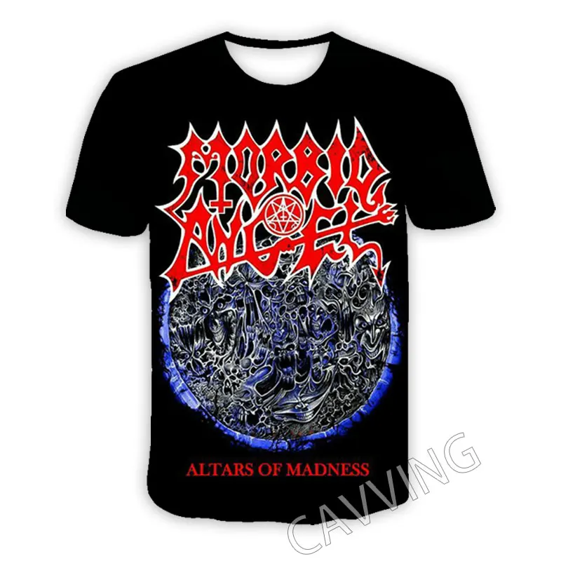 New Fashion Women/Men's 3D Print Morbid Angel Rock Casual T-shirts Hip ...
