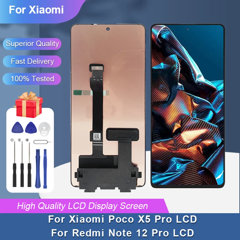 6-67Inch-For-Xiaomi-Poco-X5-Pro-Lcd-Touch-Screen-Digitizer-22101320G ...