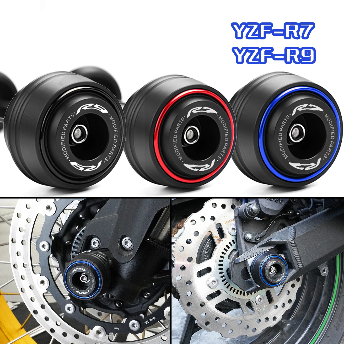 For YAMAHA YZFR7 YZF-R7 R9 YZF-R9 2021-2025 2026 Motorcycle Sliders ...