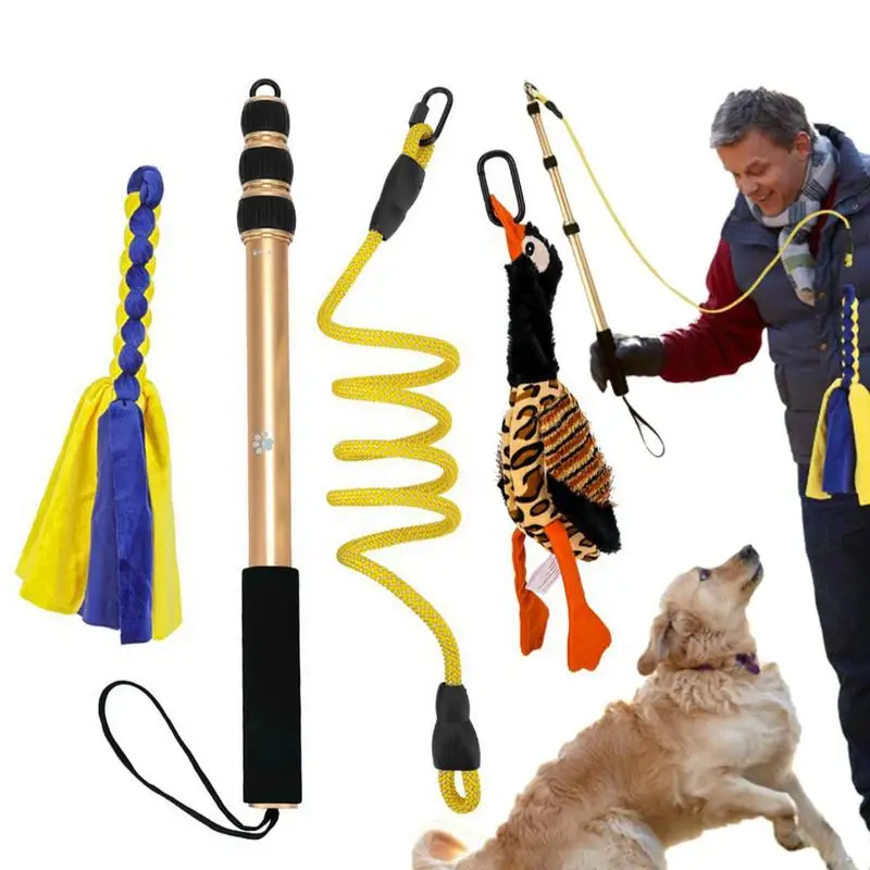 Flirt-Pole-For-Dogs-Extendable-Teaser-Wand-For-Dogs-Pet-Interactive ...