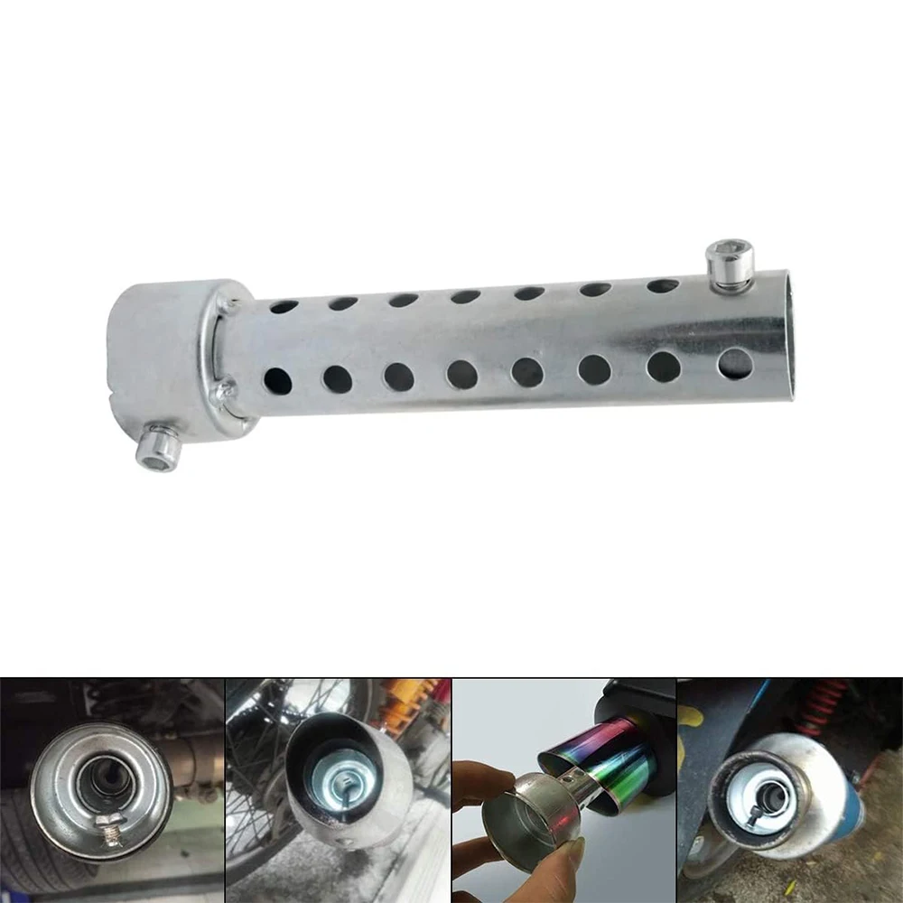 Universal Motorcycle Exhaust Can Baffle Muffler Removable 35 48 60mm ...