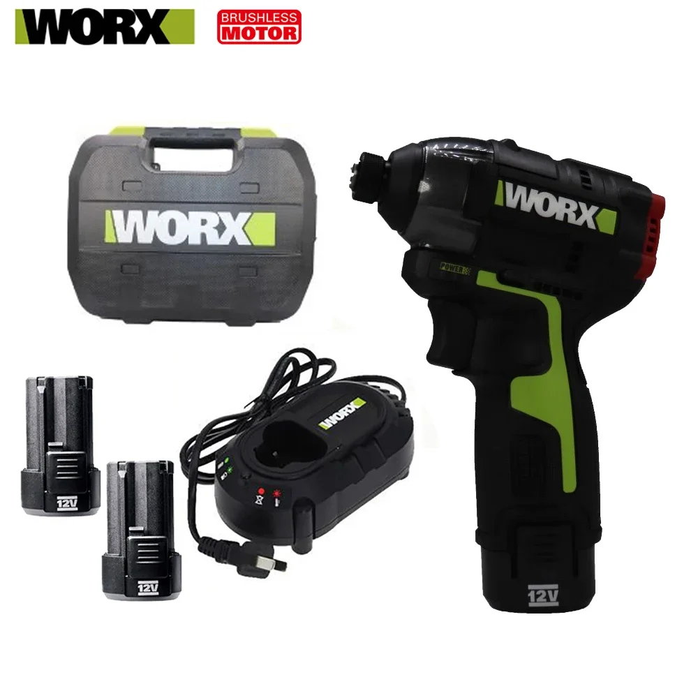 WORX-WU132-1-4-Hex-140Nm-3300rpm-3-Speed-Adjustable-12V-Dual-battery ...