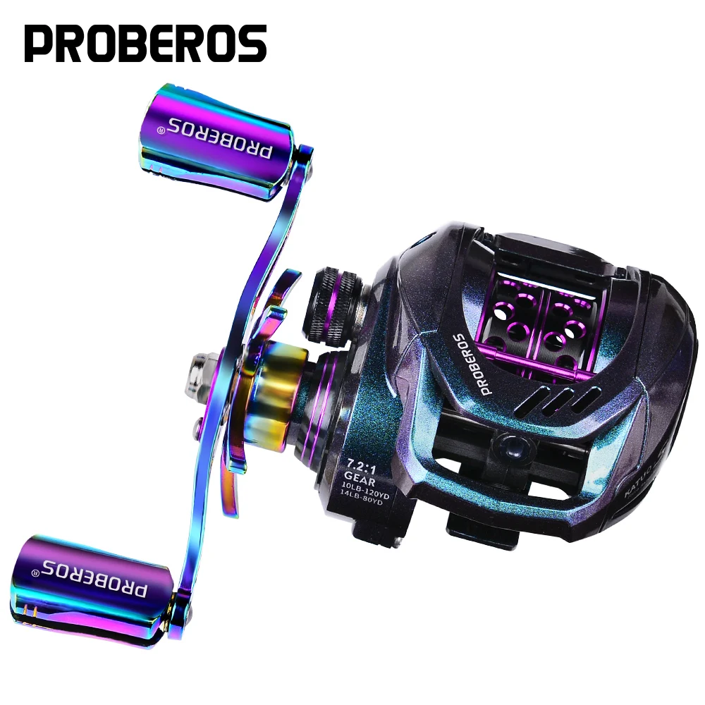 PROBEROS-Ultralight-Baitcast-Reel-7-2-1-High-Speed-Fishing-Reel-Full ...
