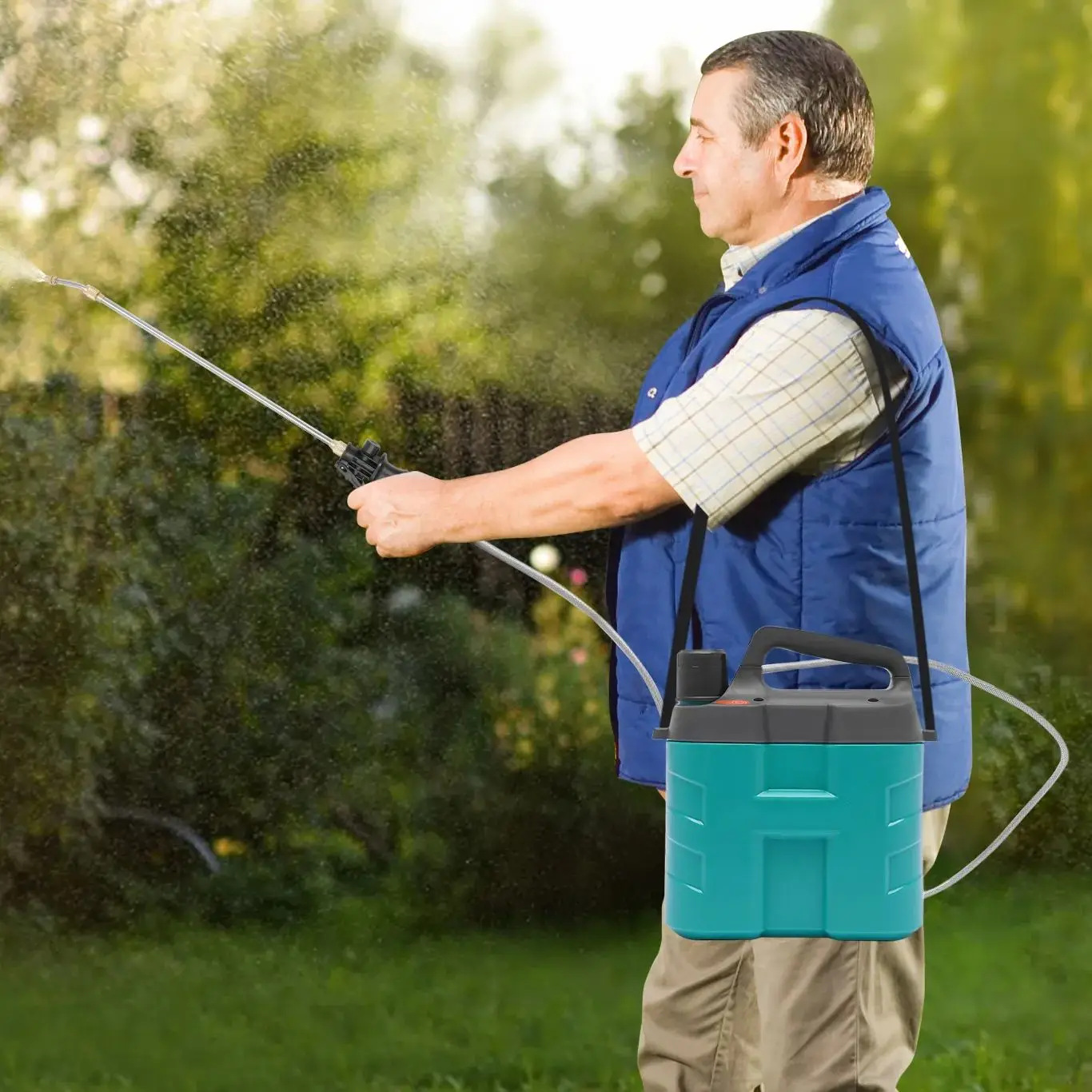 8 L Electric Pressure Sprayer for Gardening, Garden Sprayer for Plant ...