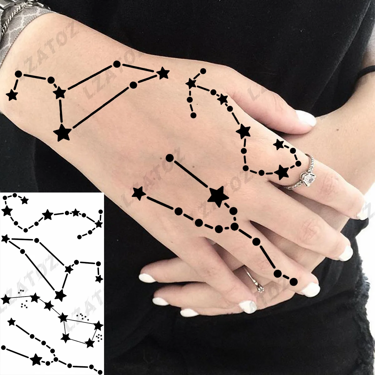 Star Tattoos On Hands For Girls