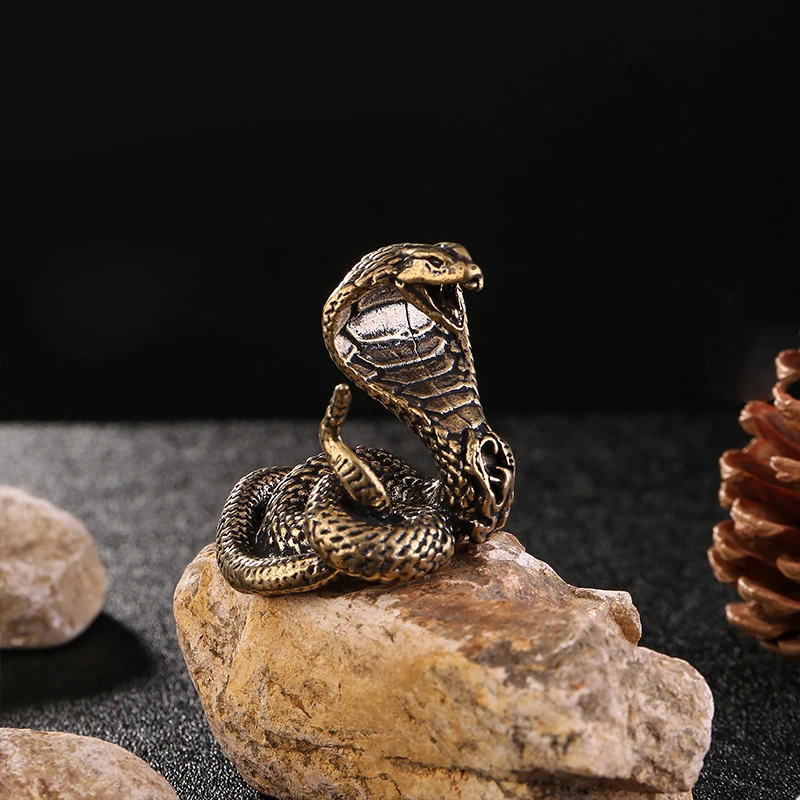 Cobra-Small-Ornaments-Solid-Brass-Snake-Tea-Table-Antique-Small-Copper ...