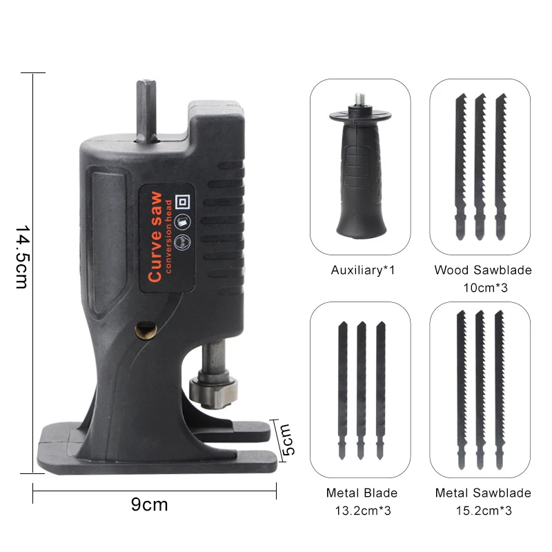 Reciprocating Saw Chainsaw for Electric Drill Modified Power Tools ...
