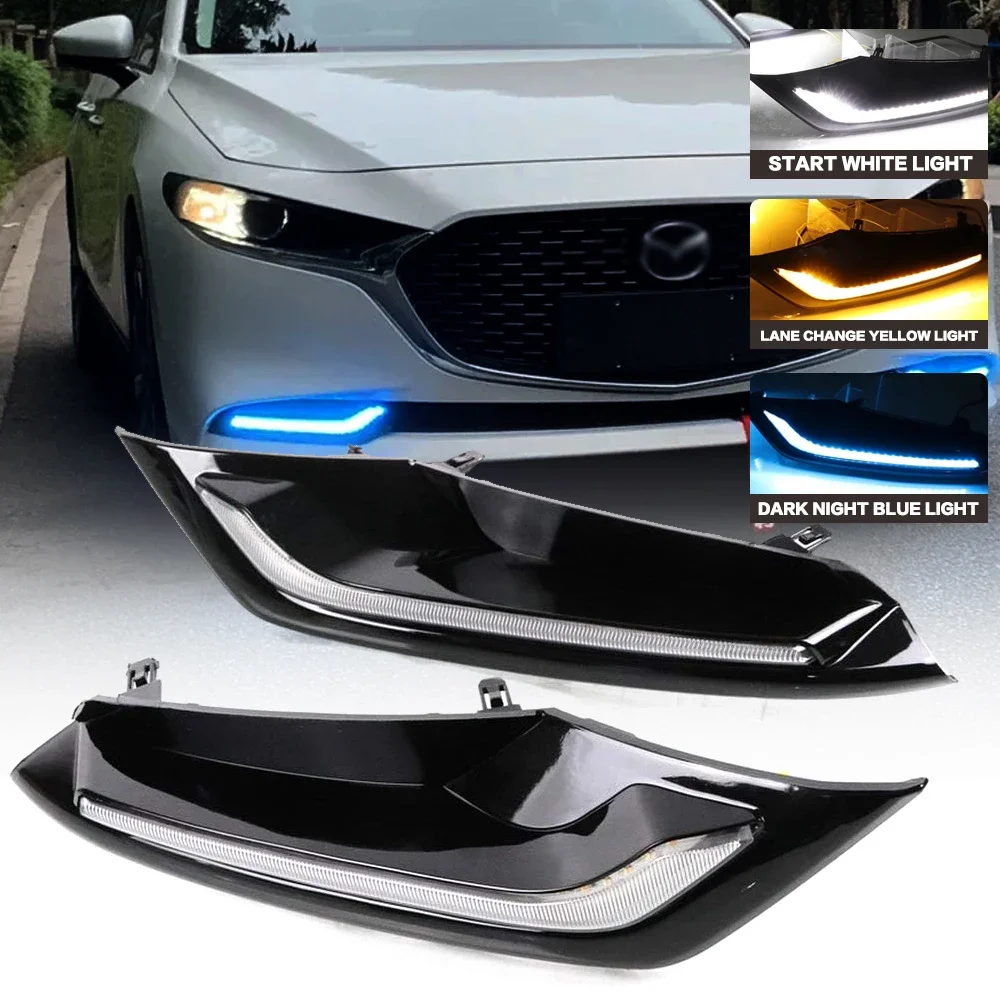 LED DRL for Mazda 3 Sedan 2019 2020 2021 2022 Front Driving Fog Lights ...