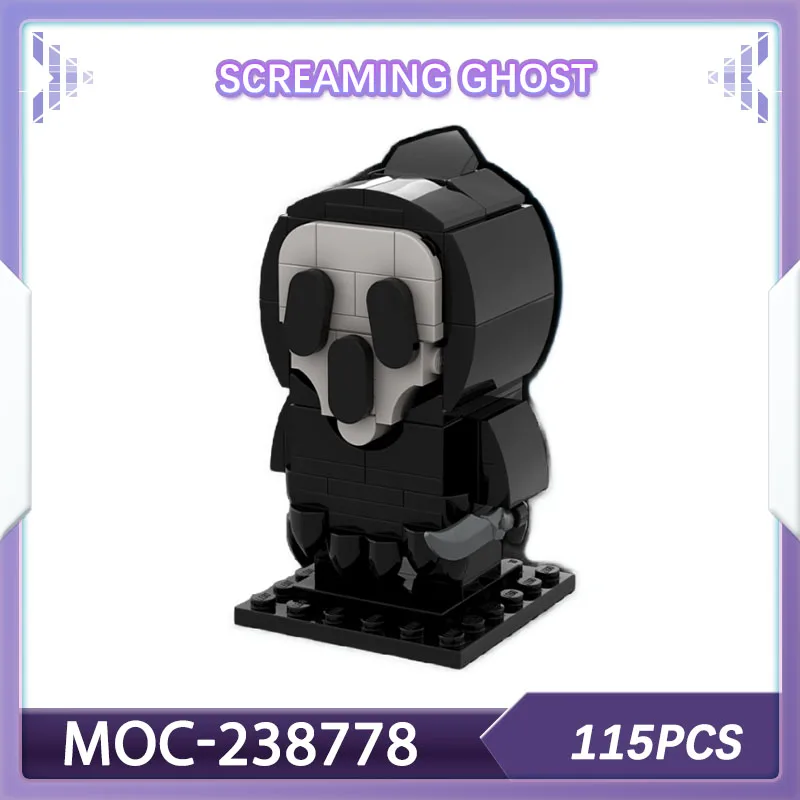 Building block set Screaming Ghost MOC-238778 Doll figure Decorative ...
