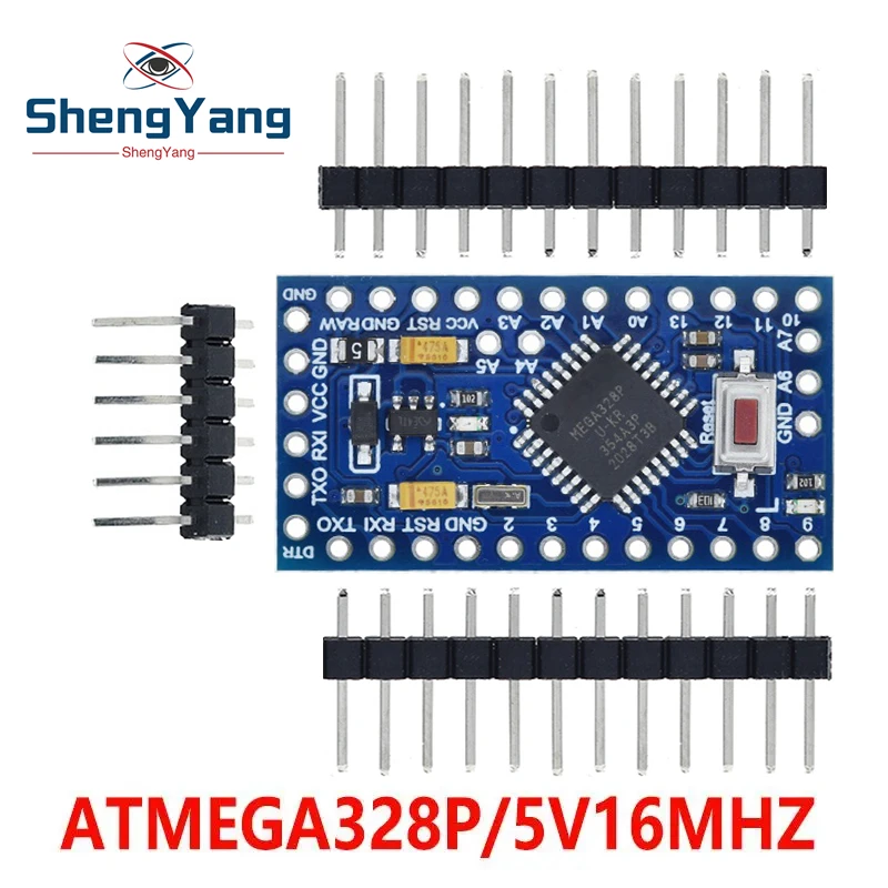 TZT-Pro-mini-Atmega328P-Pro-Mini-328-Mini-ATMEGA328-3-3V-8MHz-5V-16Mhz ...