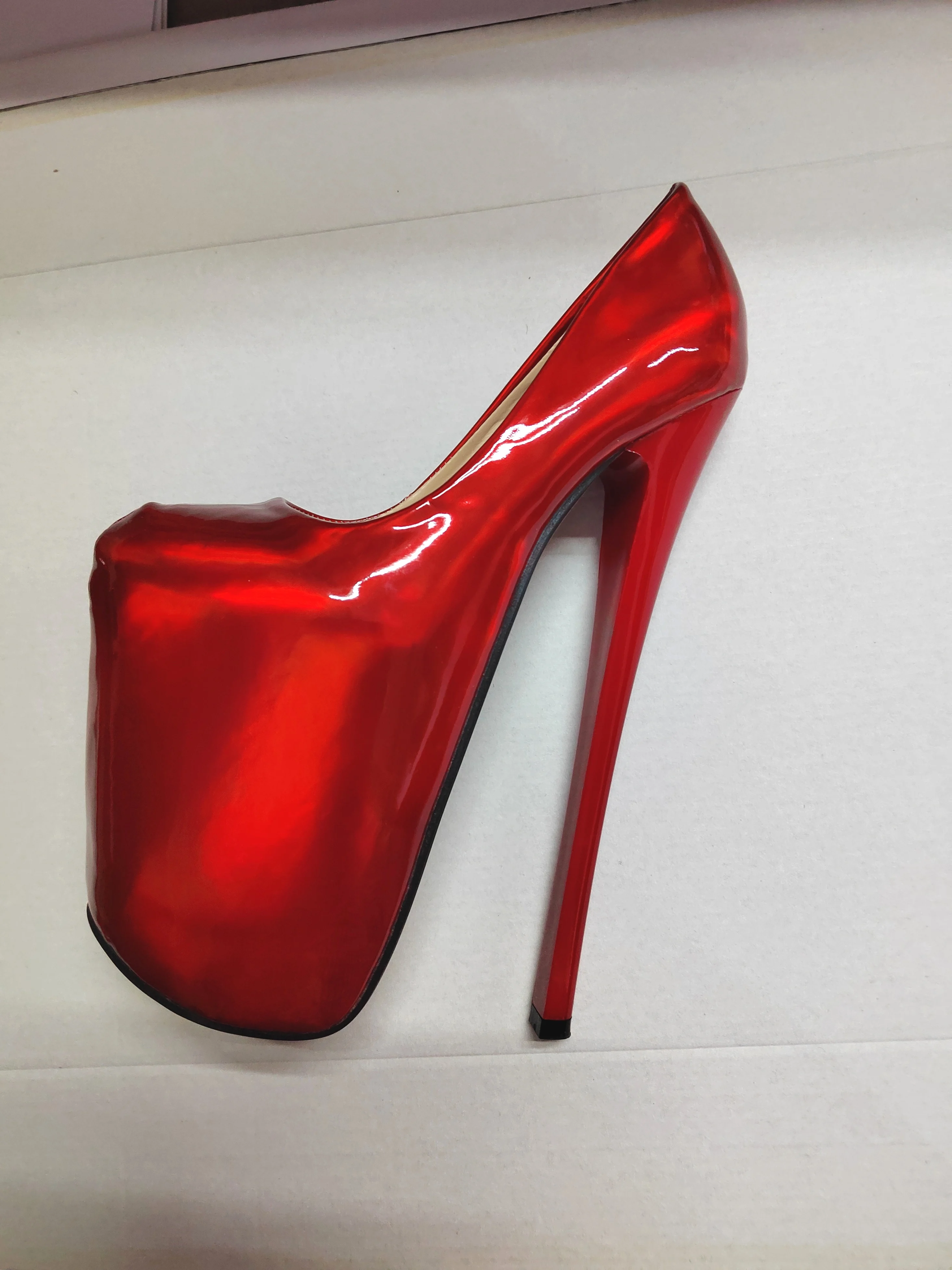 Spring-Autumn-2024-Sexy-Stilettos-19cm-Thin-High-Heeled-Patent-Leather ...